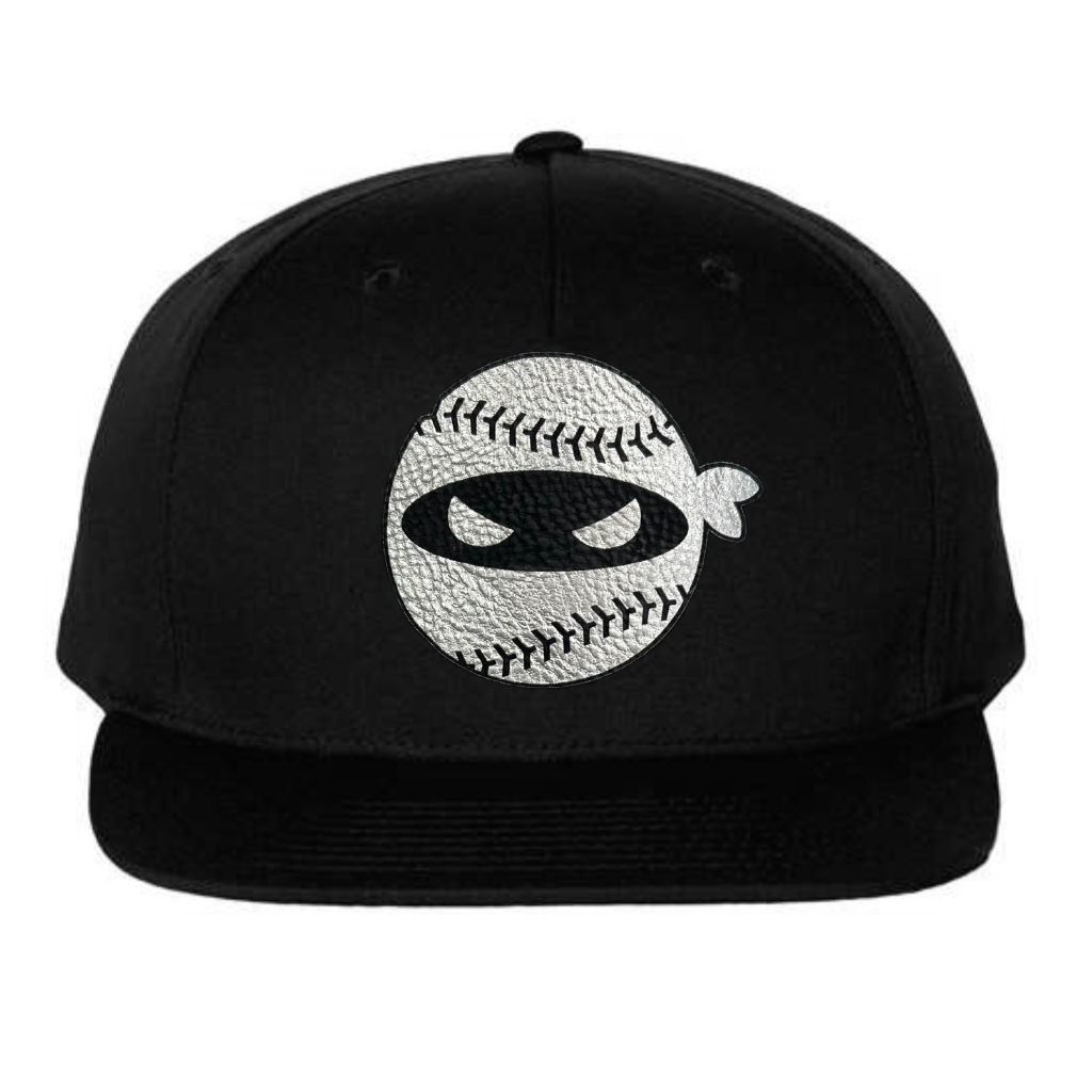 Youth Black Logo Hat – Pitching Ninja